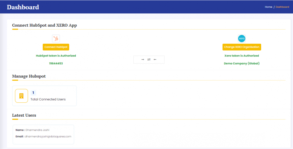 Sync with Xero Setup Guide - HubSpot