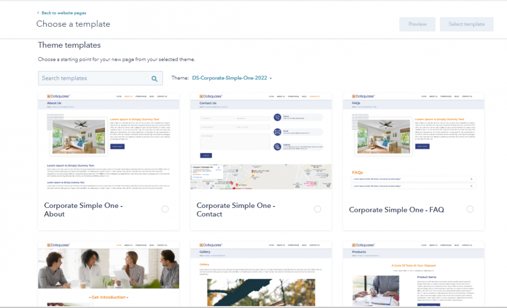 HubSpot Corporate Simple One Theme Setup Guide - HubSpot